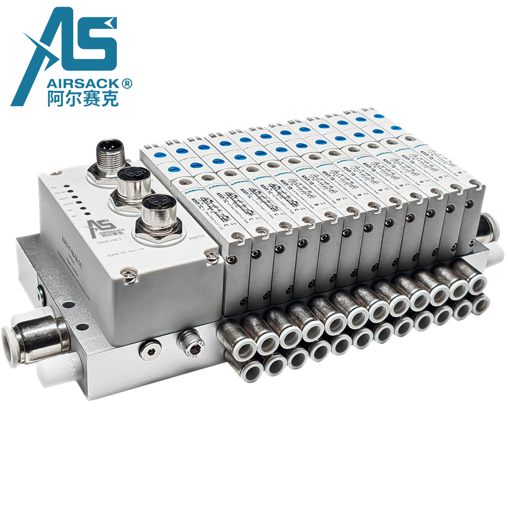 Profinet Ethercat CC-link Island valve manifold valve terminal